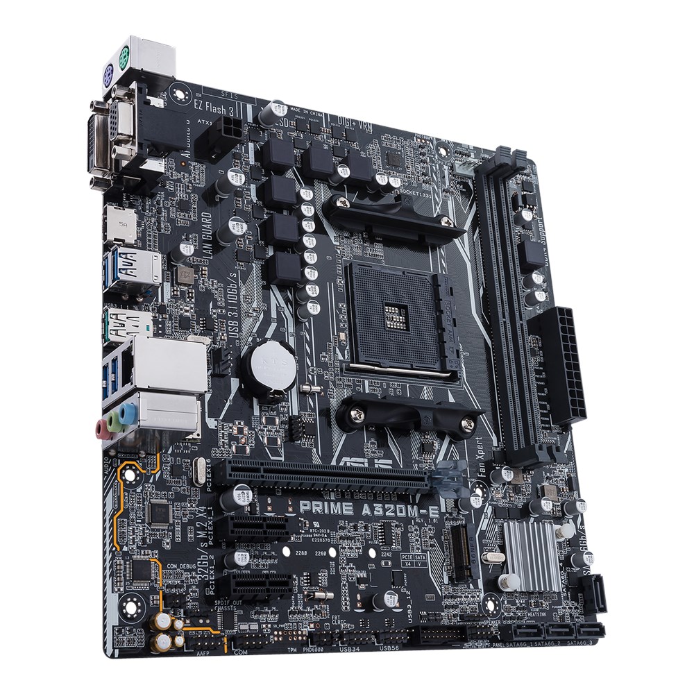 Asus Prime A320M-E - Motherboard Specifications On MotherboardDB